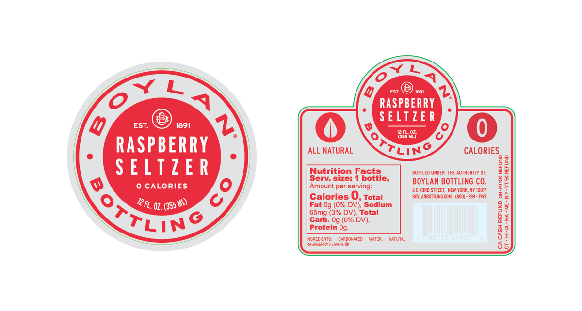 Raspberry Seltzer | Boylan Bottling